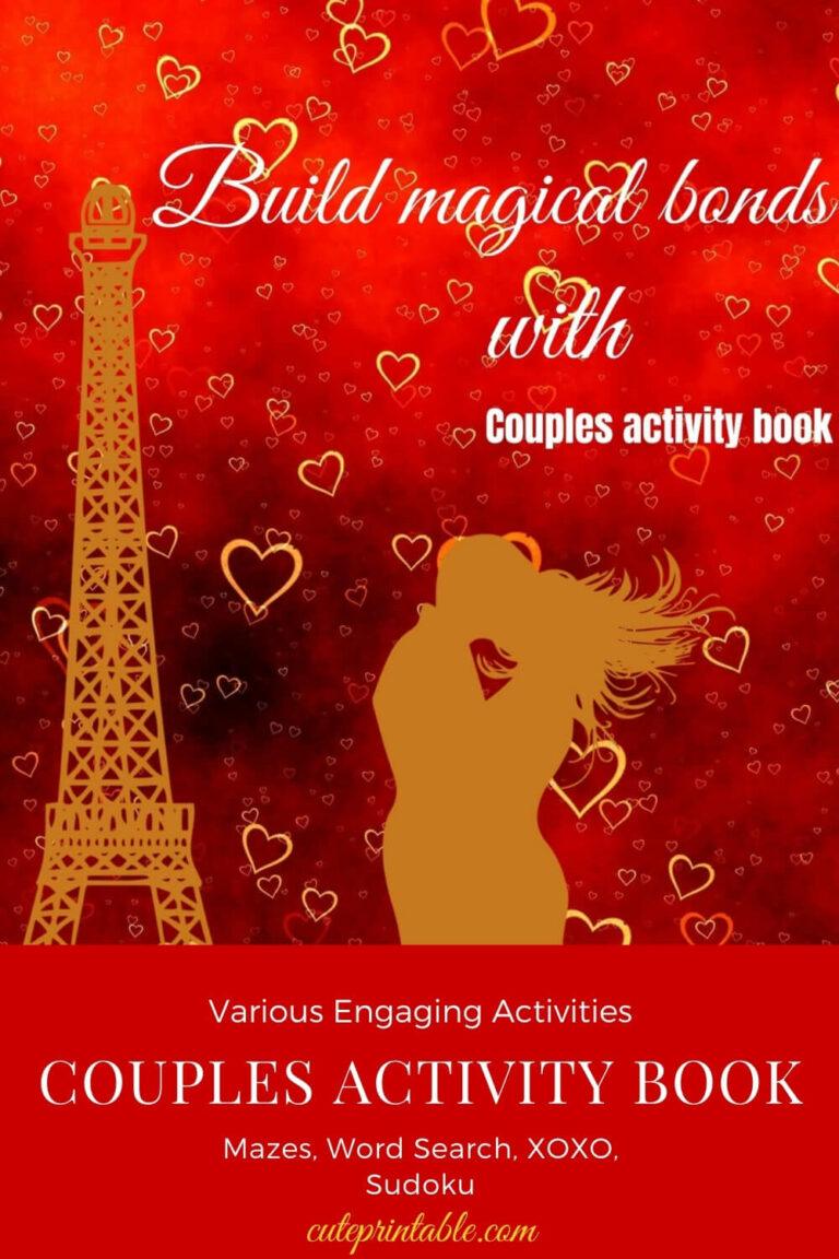 Build Magical Bonds with Couples Activity Book | Cute Printable