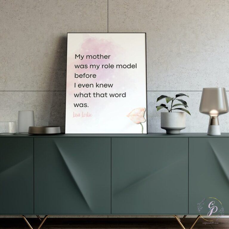 My Mother My Role Model | Cute Printable