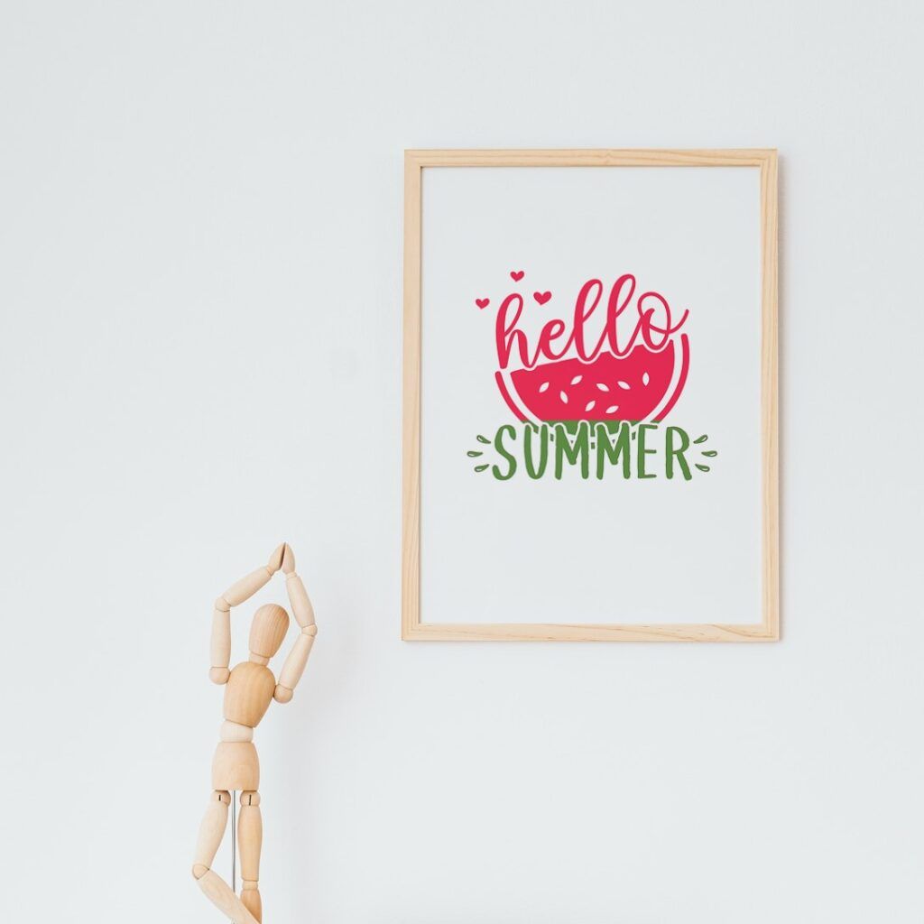Hello Summer Printable Wall Art | Cute Printable