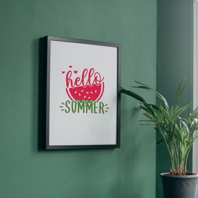 Hello Summer Printable Wall Art | Cute Printable