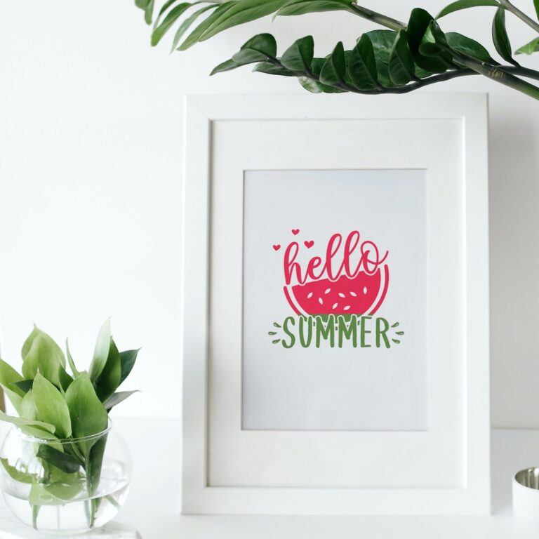 Hello Summer Printable Wall Art | Cute Printable