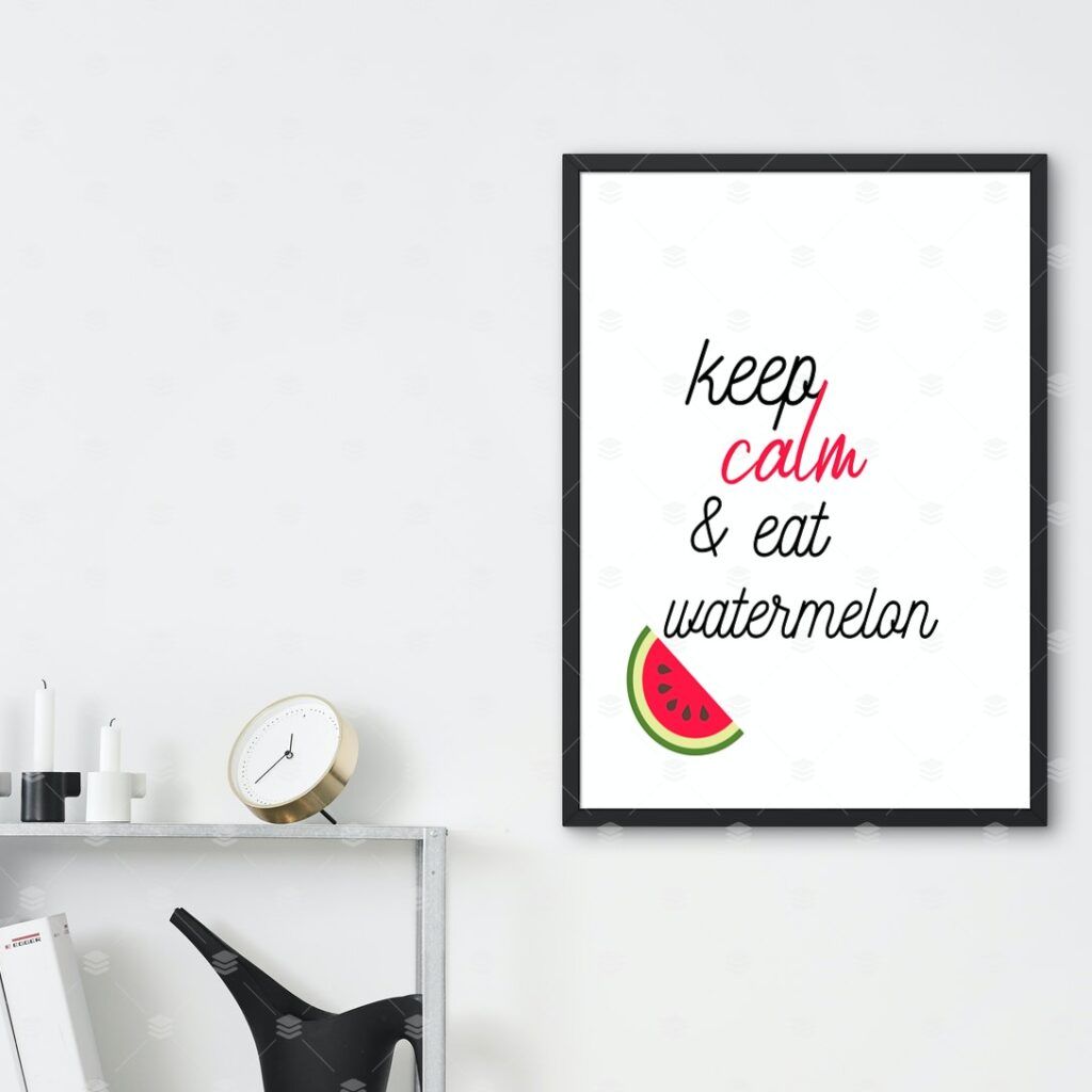 Keep Calm & Eat Watermelon | Cute Printable