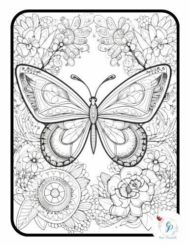 Butterfly Coloring Pages For Kids & Adults | Cute Printable