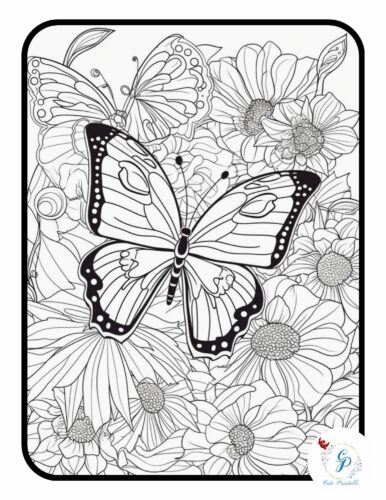 Butterfly Coloring Pages For Kids & Adults | Cute Printable