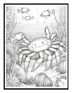 110 Ocean Animals Coloring Pages for Kids | Cute Printable