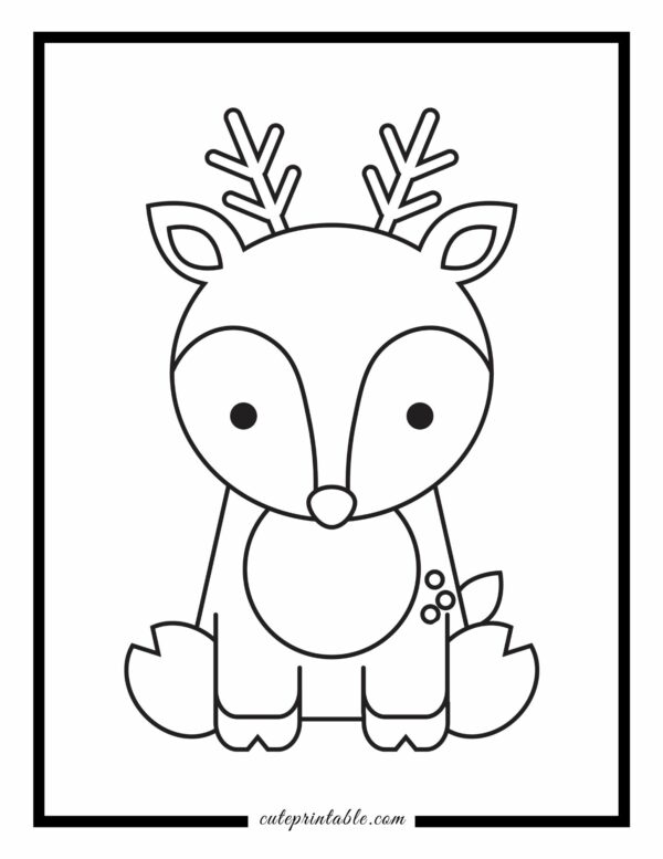 75 Woodland Animal Coloring Pages for Kids | Cute Printable