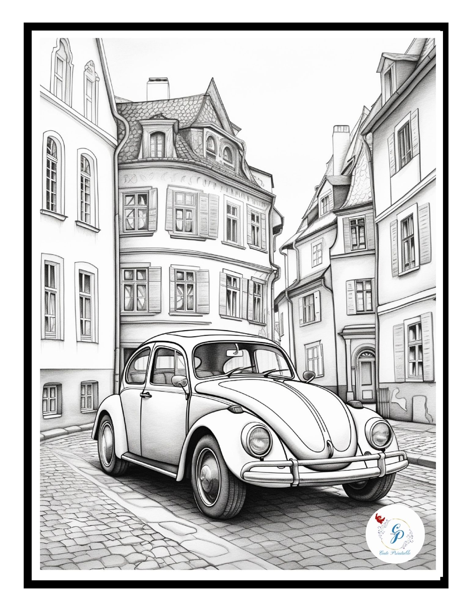 85 Classic Cars Coloring Pages for Kids & Vintage Car Lovers