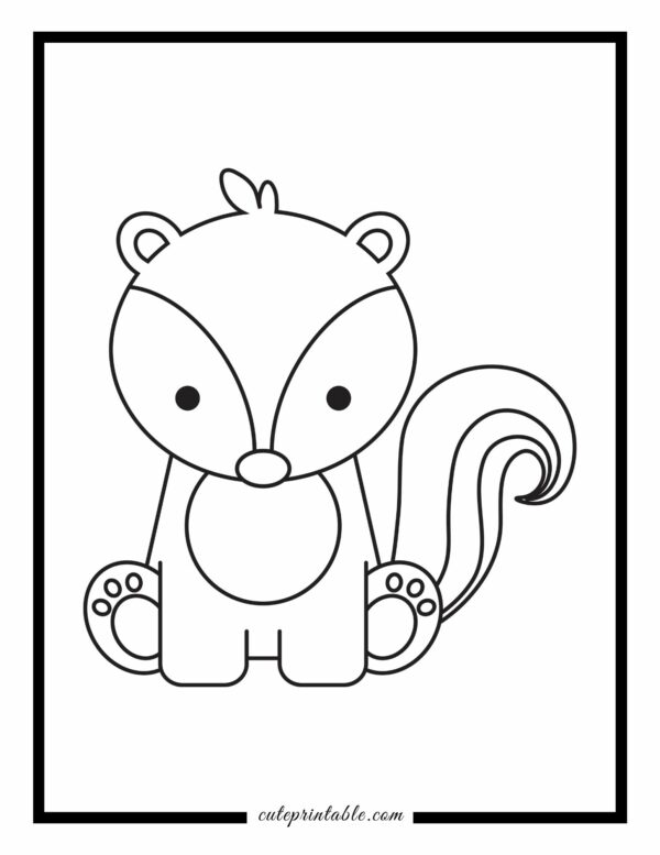 75 Woodland Animal Coloring Pages for Kids | Cute Printable