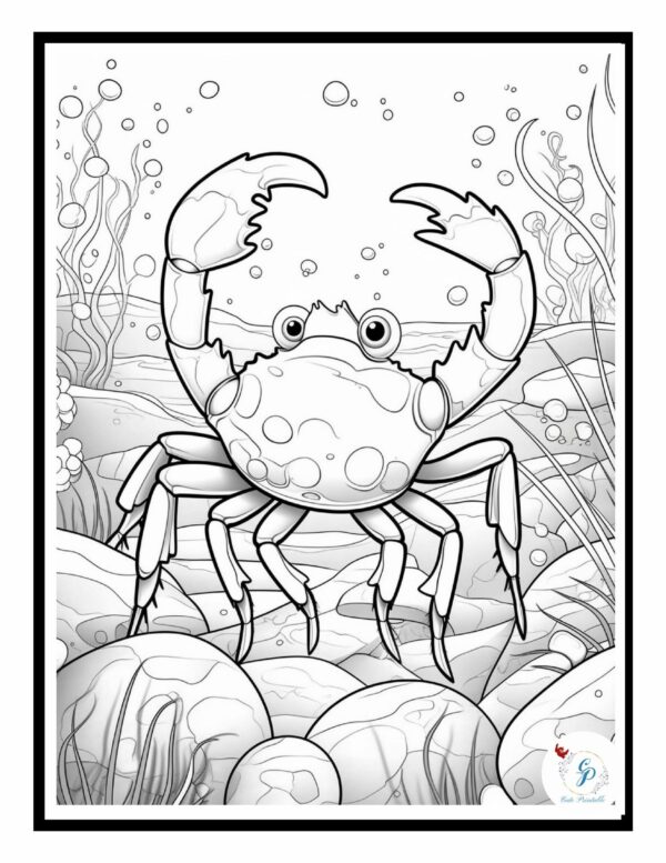 110 Ocean Animals Coloring Pages for Kids | Cute Printable