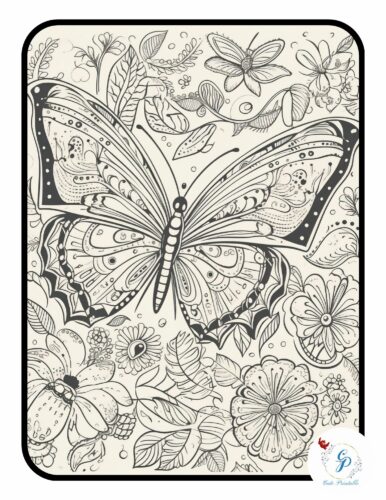 Butterfly Coloring Pages For Kids & Adults | Cute Printable