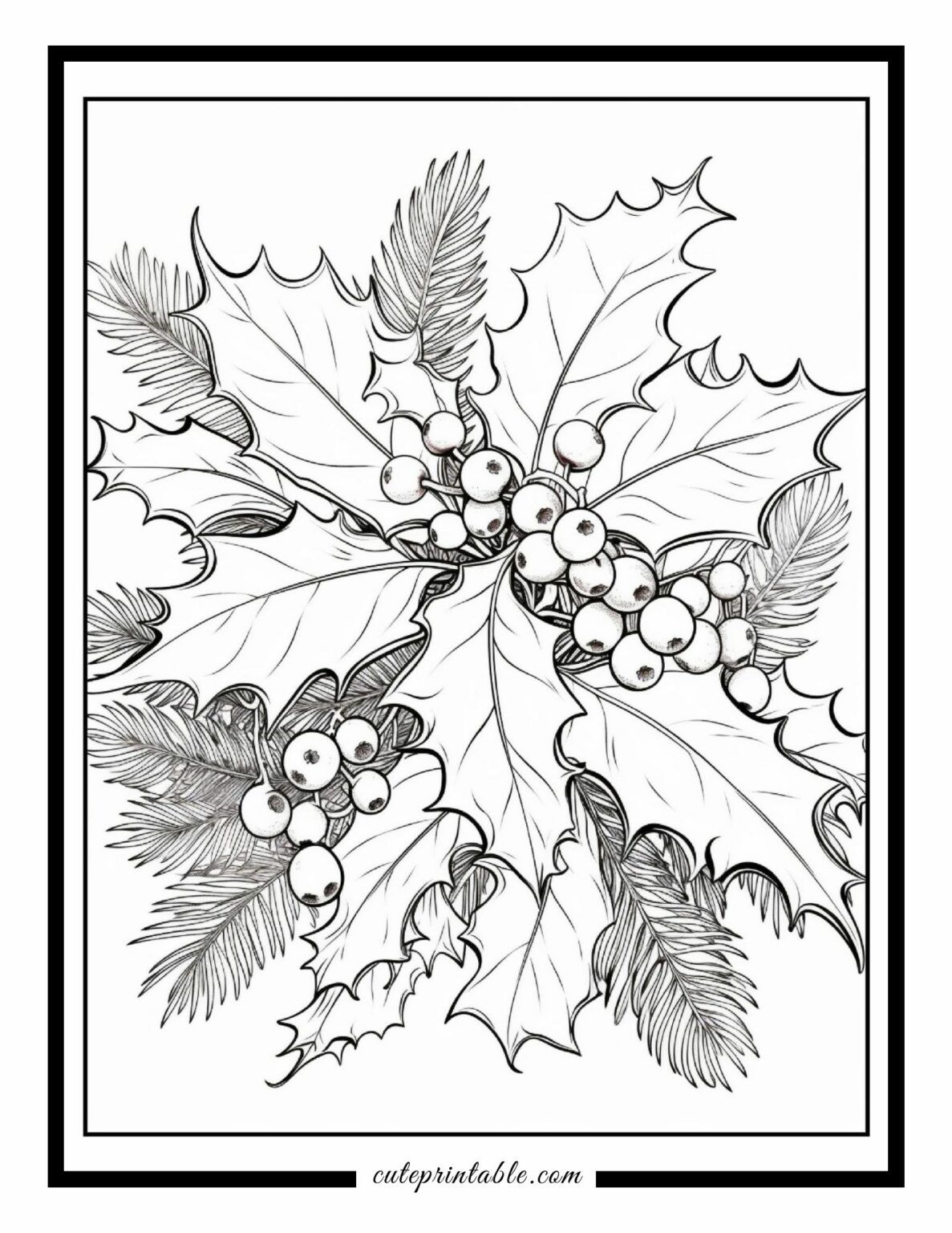 49+Classic Christmas Coloring Pages(100% Free Printables)