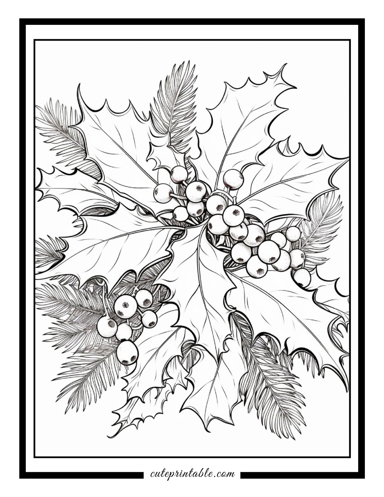 49+Classic Christmas Coloring Pages(100% Free Printables)