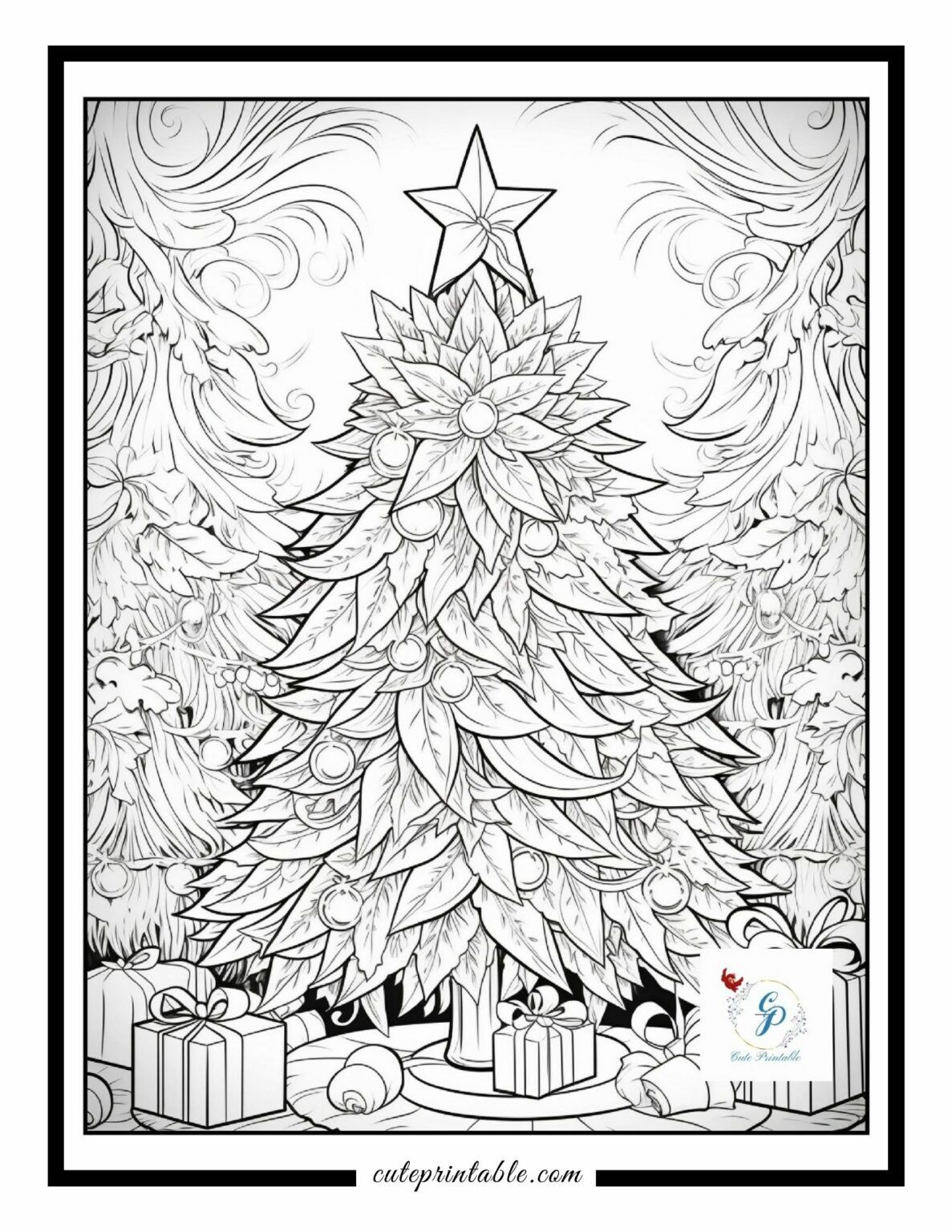 49+Classic Christmas Coloring Pages(100% Free Printables)