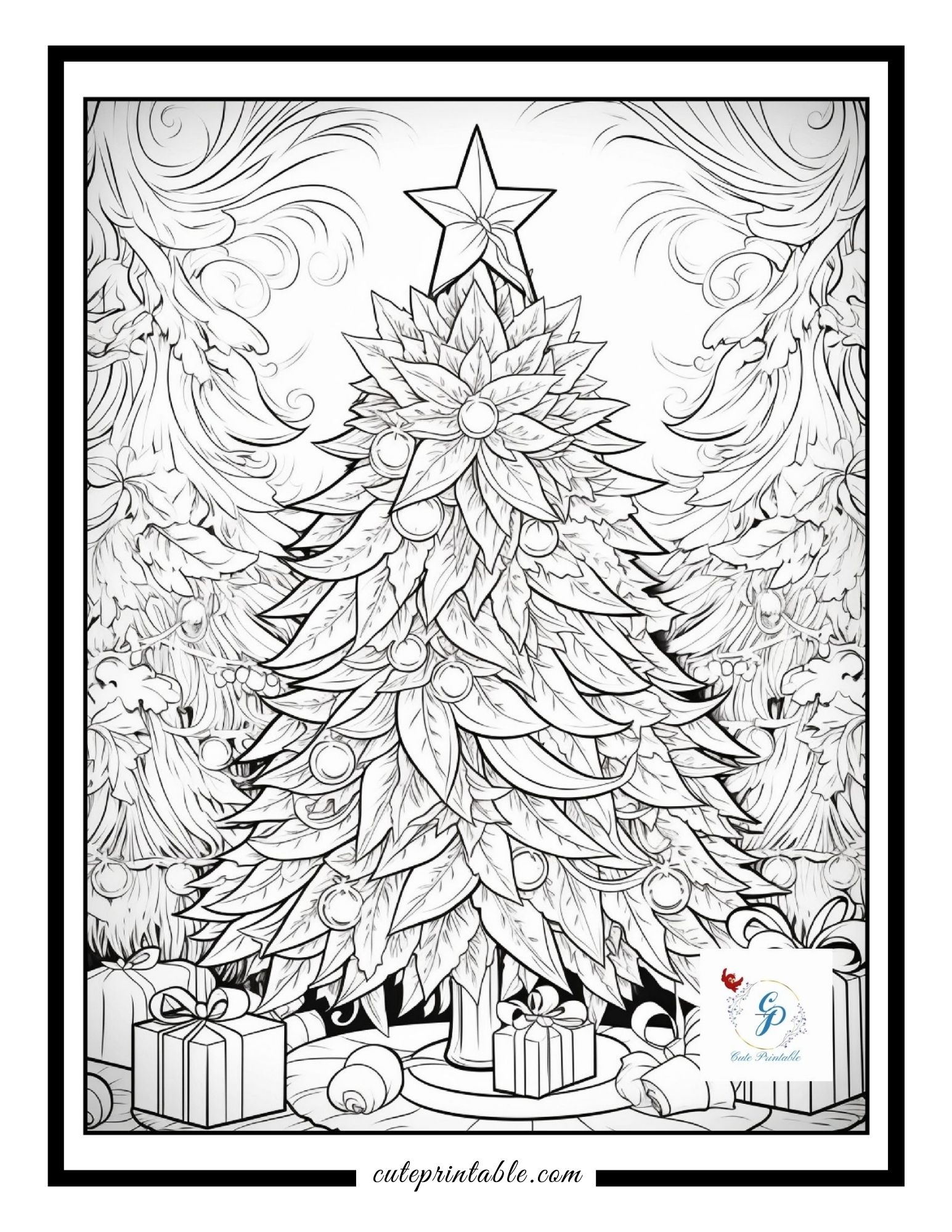 49+Classic Christmas Coloring Pages(100% Free Printables)