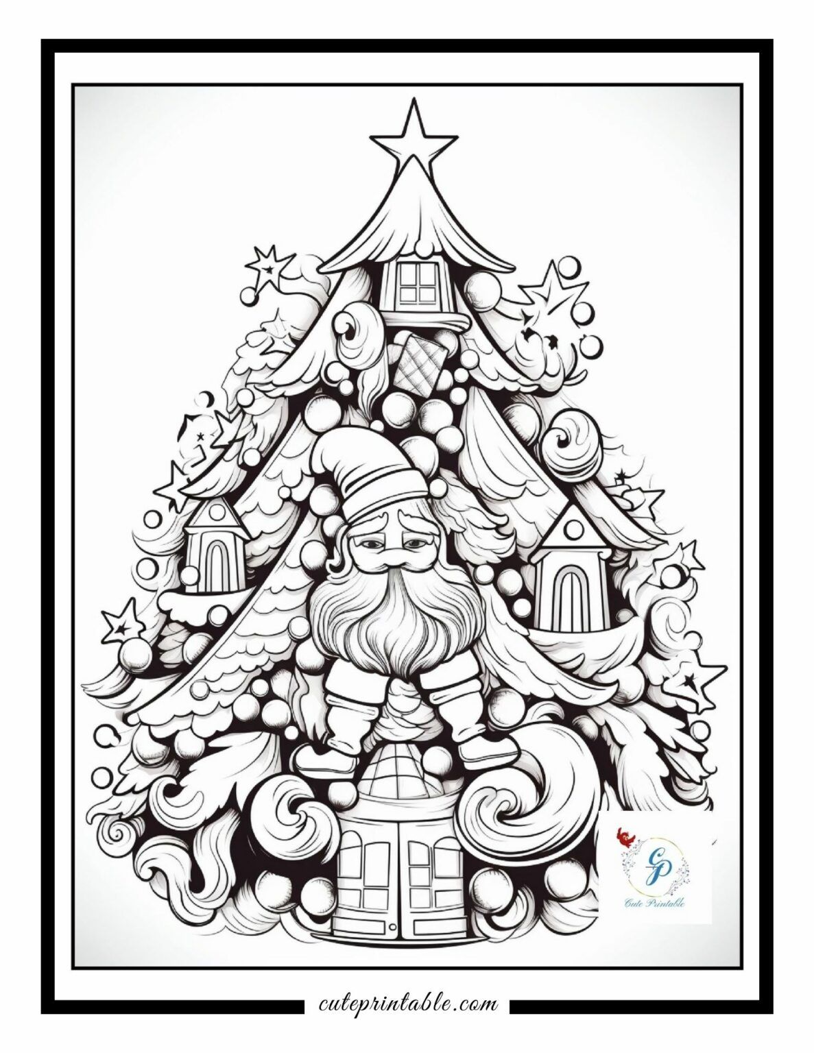 49+Classic Christmas Coloring Pages(100% Free Printables)