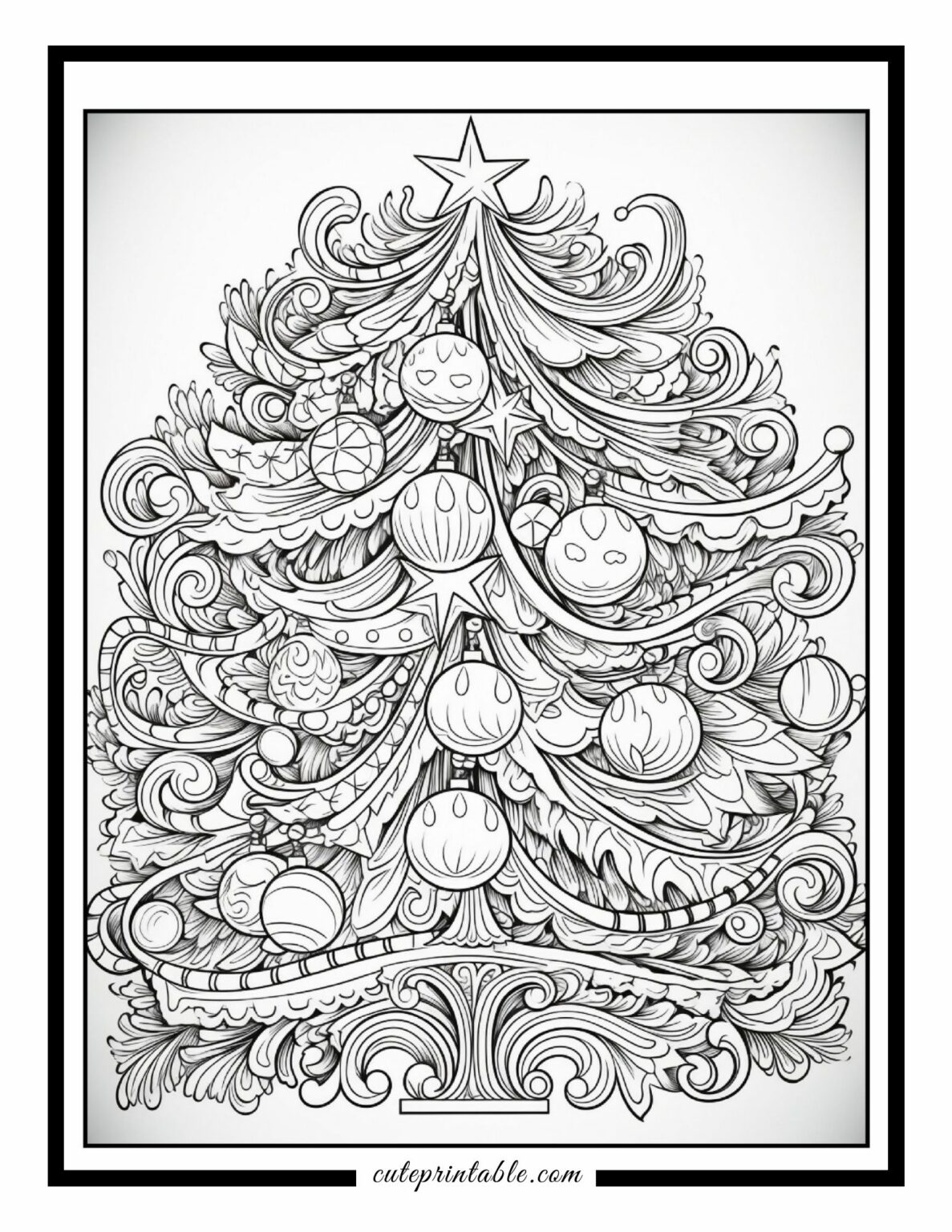 49+Classic Christmas Coloring Pages(100% Free Printables)