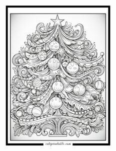 49+Classic Christmas Coloring Pages(100% Free Printables)