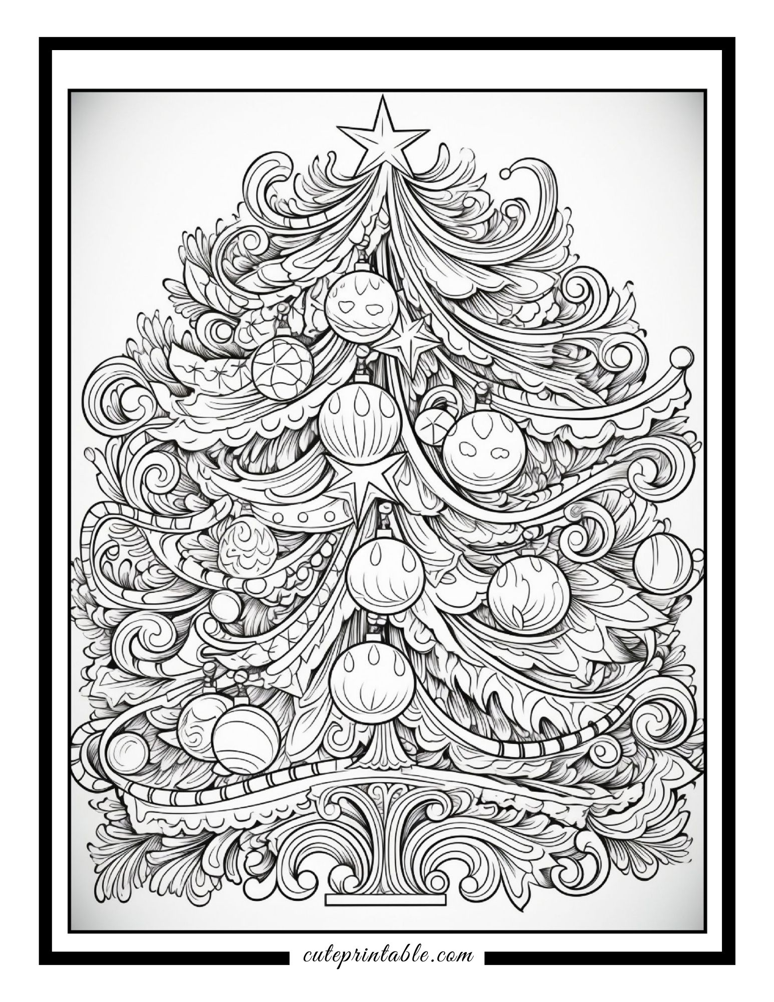 49+Classic Christmas Coloring Pages(100% Free Printables)