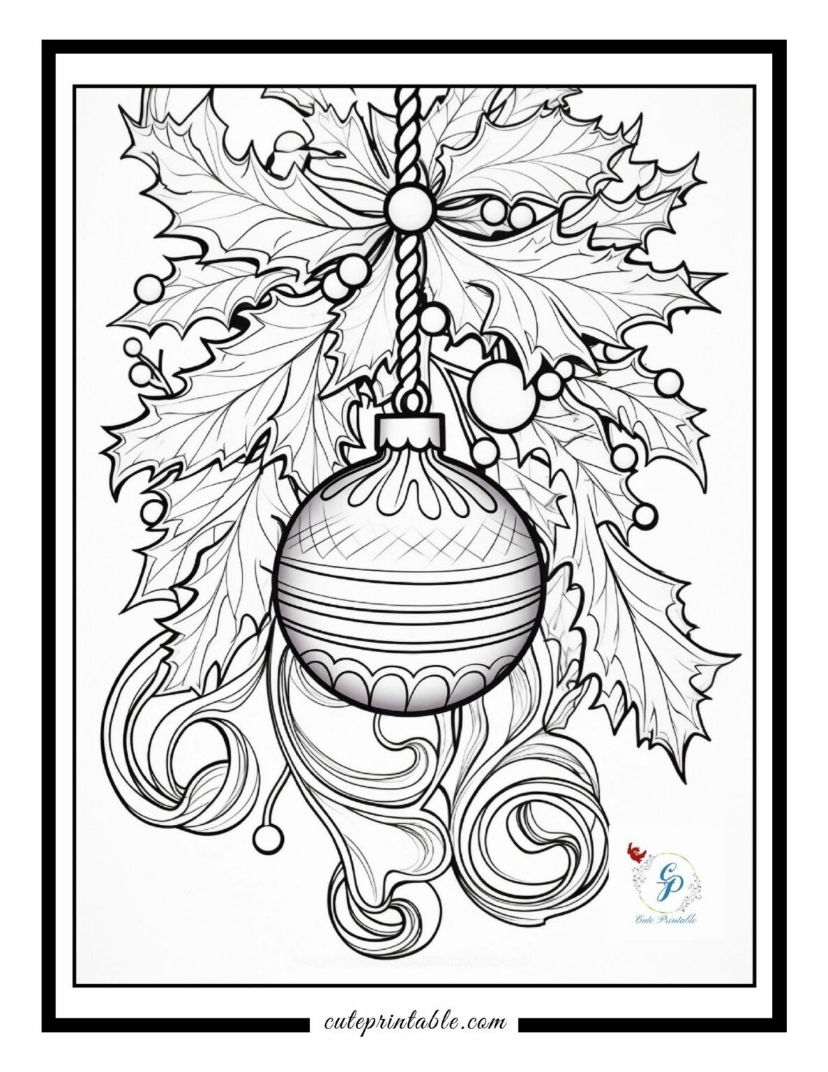 49+Classic Christmas Coloring Pages(100% Free Printables)