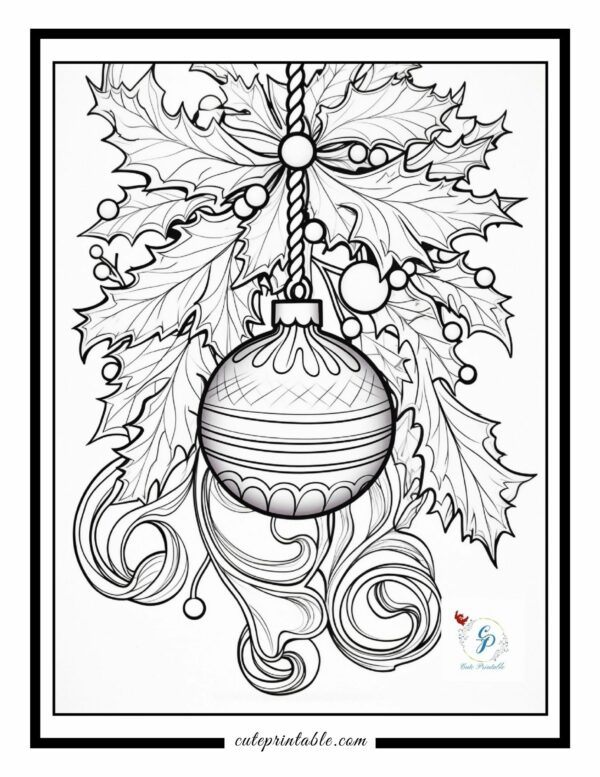 49+Classic Christmas Coloring Pages(100% Free Printables)