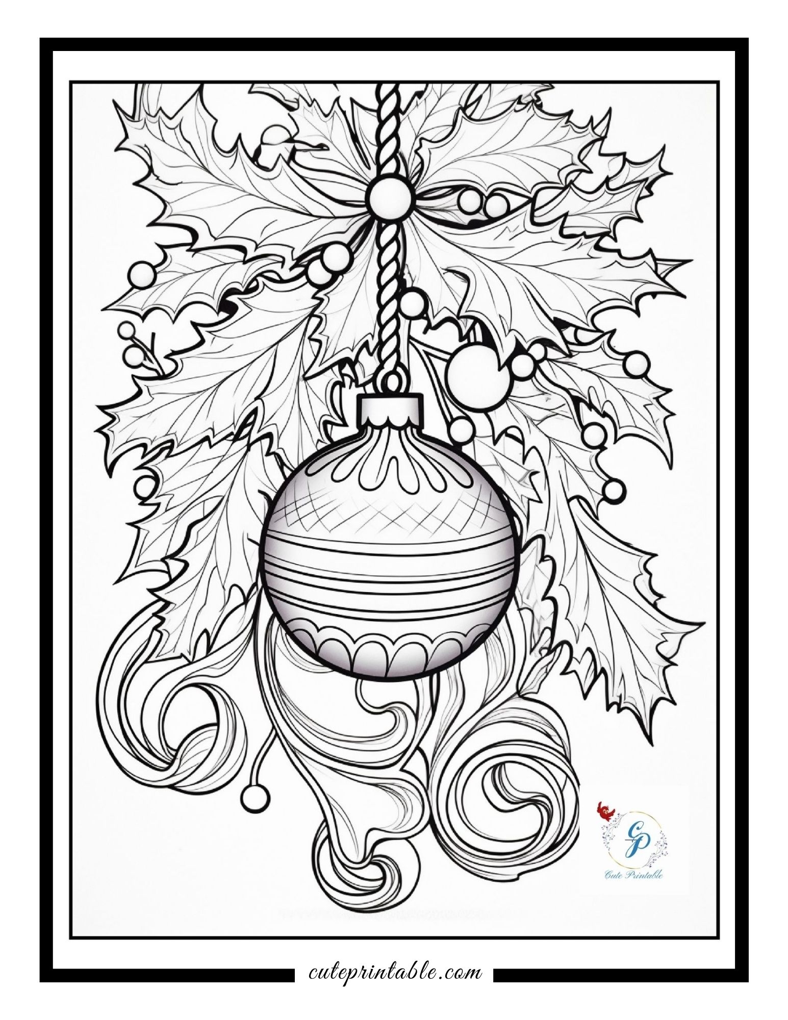 49+Classic Christmas Coloring Pages(100% Free Printables)