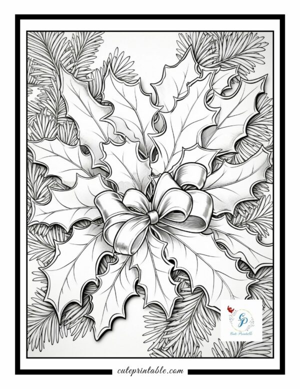49+Classic Christmas Coloring Pages(100% Free Printables)
