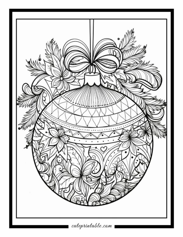 49+Classic Christmas Coloring Pages(100% Free Printables)