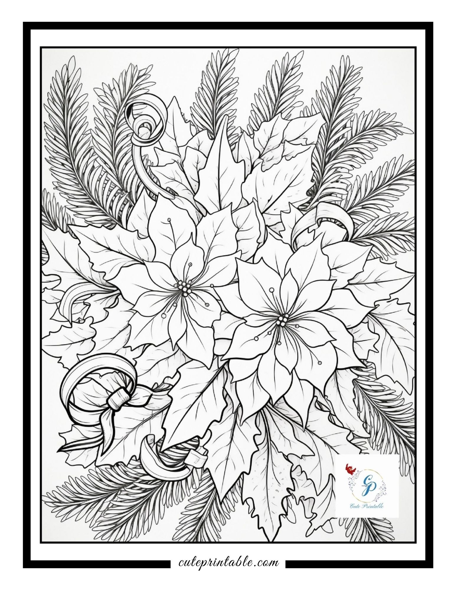 49+Classic Christmas Coloring Pages(100% Free Printables)