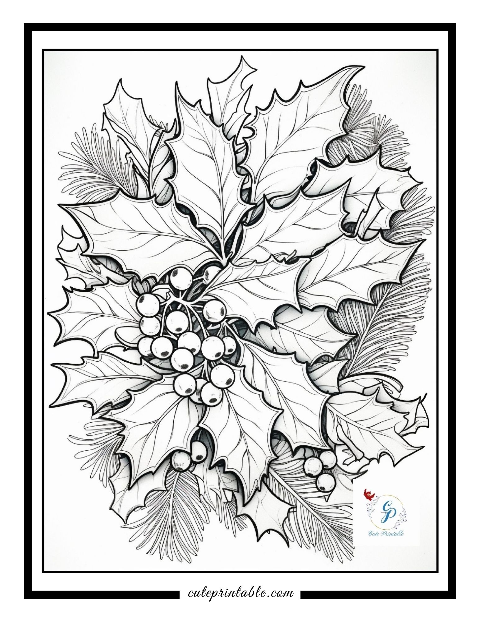 49+Classic Christmas Coloring Pages(100% Free Printables)